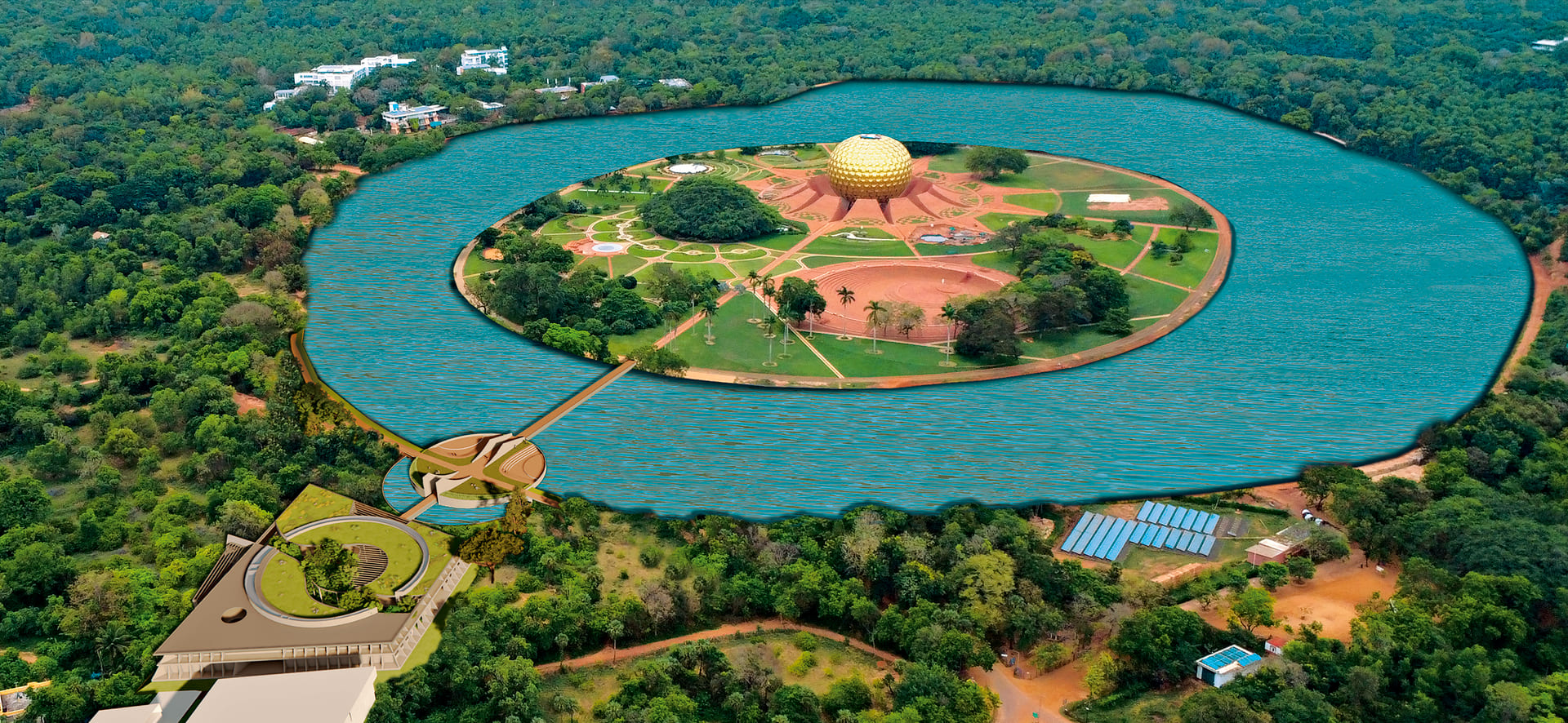 The Matrimandir, the Lake and the Garden works: an update | Auroville Today